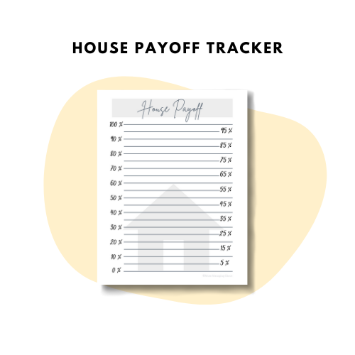HOUSE PAYOFF PRINTABLE TRACKER – Mom Managing Chaos